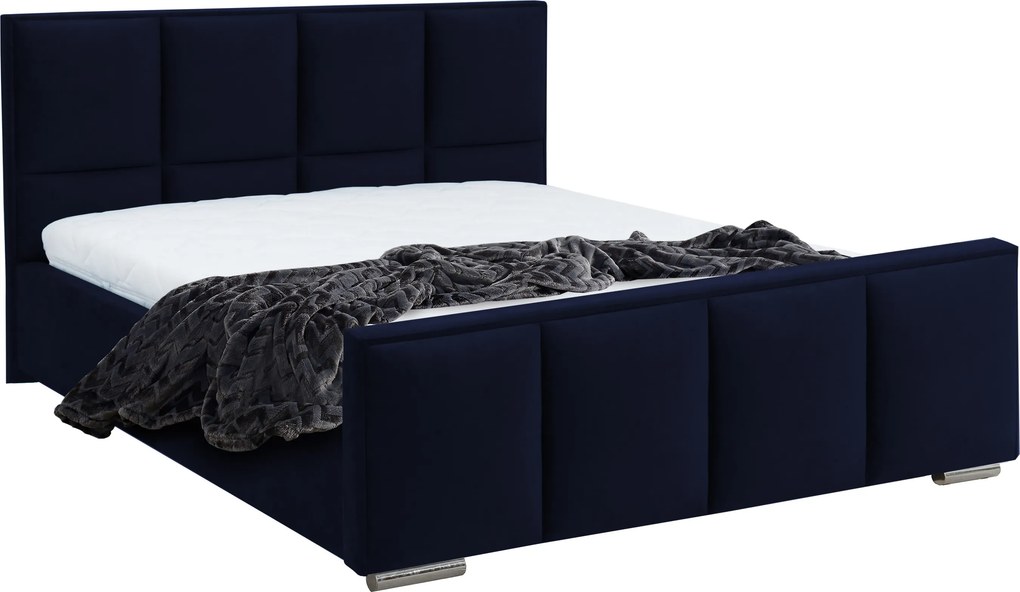 Eka Čalouněná postel Passion - Fresh 90x200 cm Barva látky - Fresh: Béžová (Fresh 03), Úložný prostor: S kovovým rámem úložného prostoru