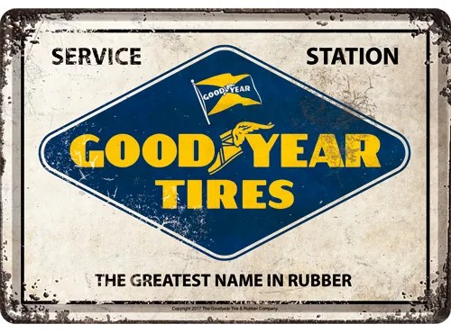 Postershop Plechová pohlednice - Good Year Tires