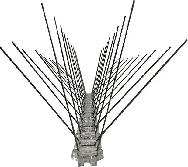 Nerezové ochranné hroty proti holubům, 50 x 12 cm