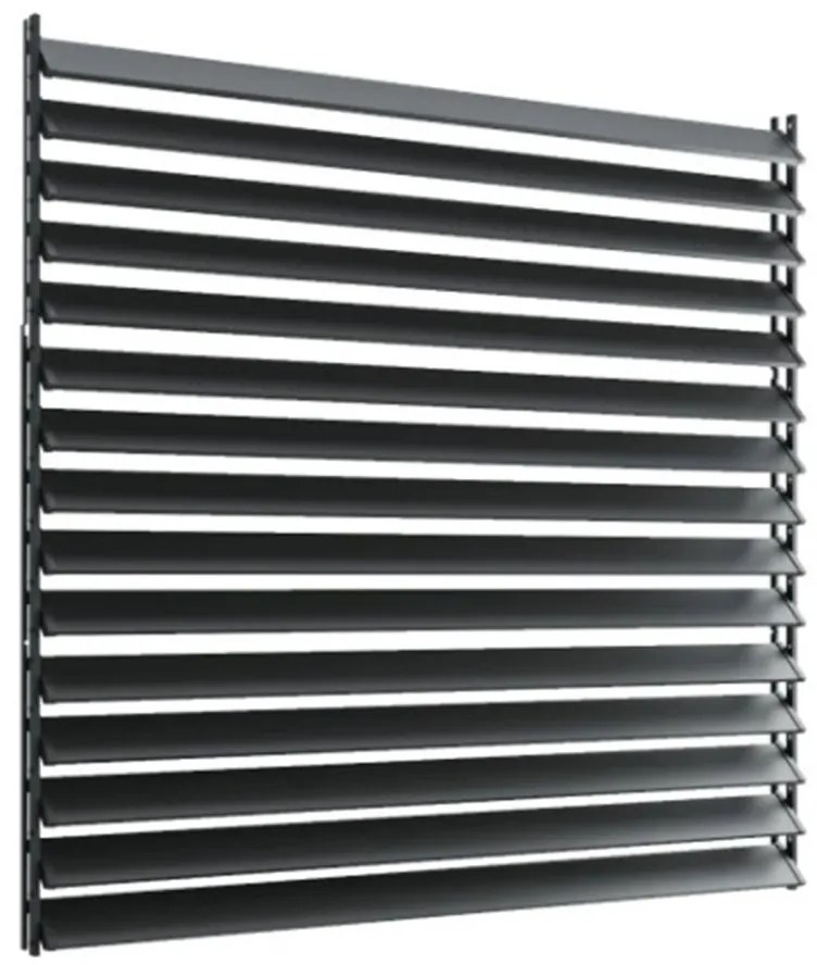 SAMKIT SET pro venkovní žaluzie z hliníku RAL 7016 (antracitová): V:1000, Š:1500mm