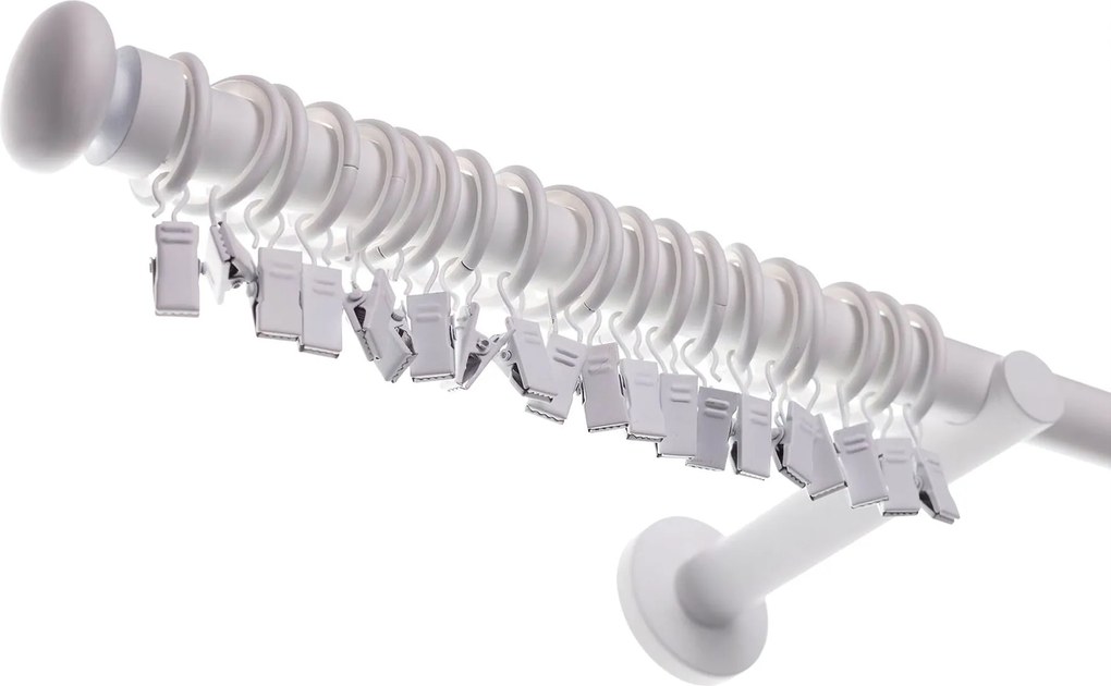 Garnýž jednoduchá Modern white matt 160cm