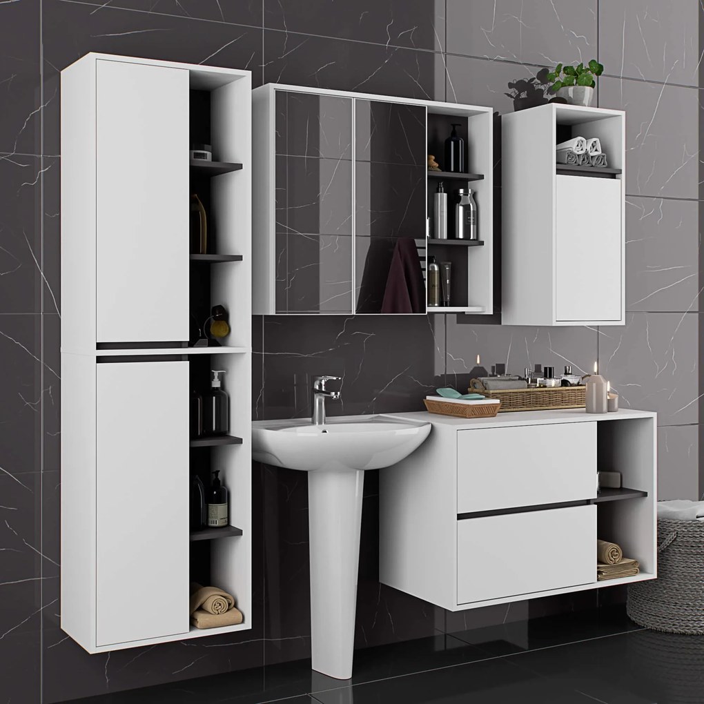 Závěsná skříňka pod umyvadlo VAMI 90 cm - výběr z 6 provedení