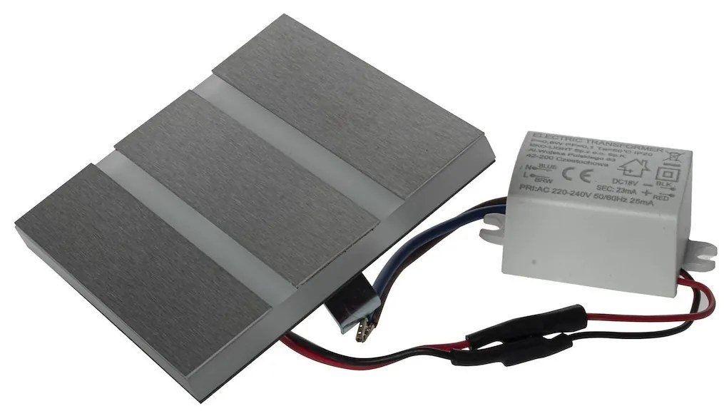 Schodišťové LED svítidlo Vox, 1x LED 0,6w, 6500k, s