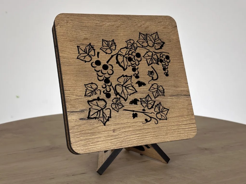 Li-Go "Víno" lampa 19x19cm provedení povrchu: bříza