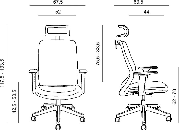 Antares Kancelářská židle SONIA X