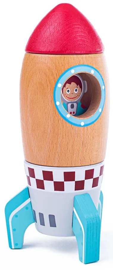 Bigjigs Toys Dřevěná raketa