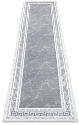 Koberec / Běhoun GLOSS 2813 27 ramka, řecký - šedý