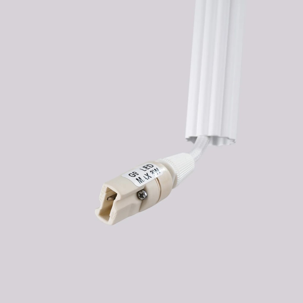 Sollux Lighting Závěsná lampa ARCHE 2P bílá