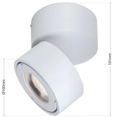 Orion AL 11-1220 - LED Koupelnové bodové svítidlo HARVEY LED/15W/230V IP65 bílá