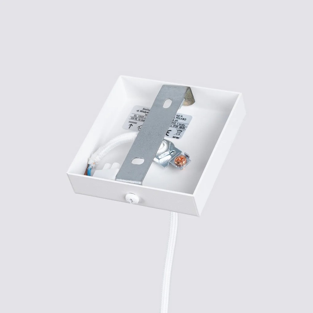 Sollux Lighting Závěsné svítidlo KARBON 1 bílé