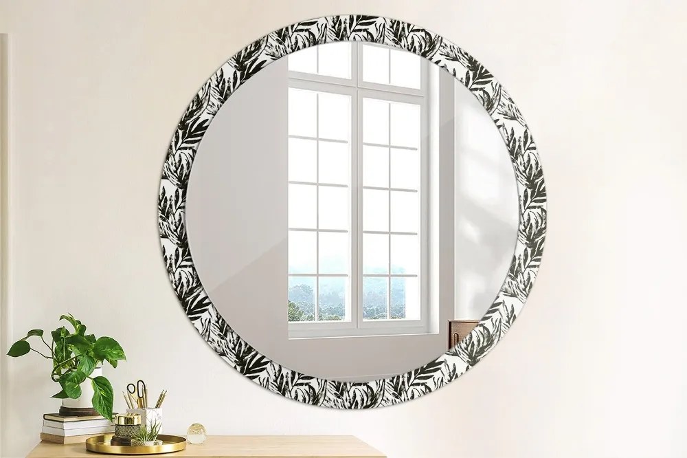 Kulaté dekorativní zrcadlo Netvor fi 100 cm