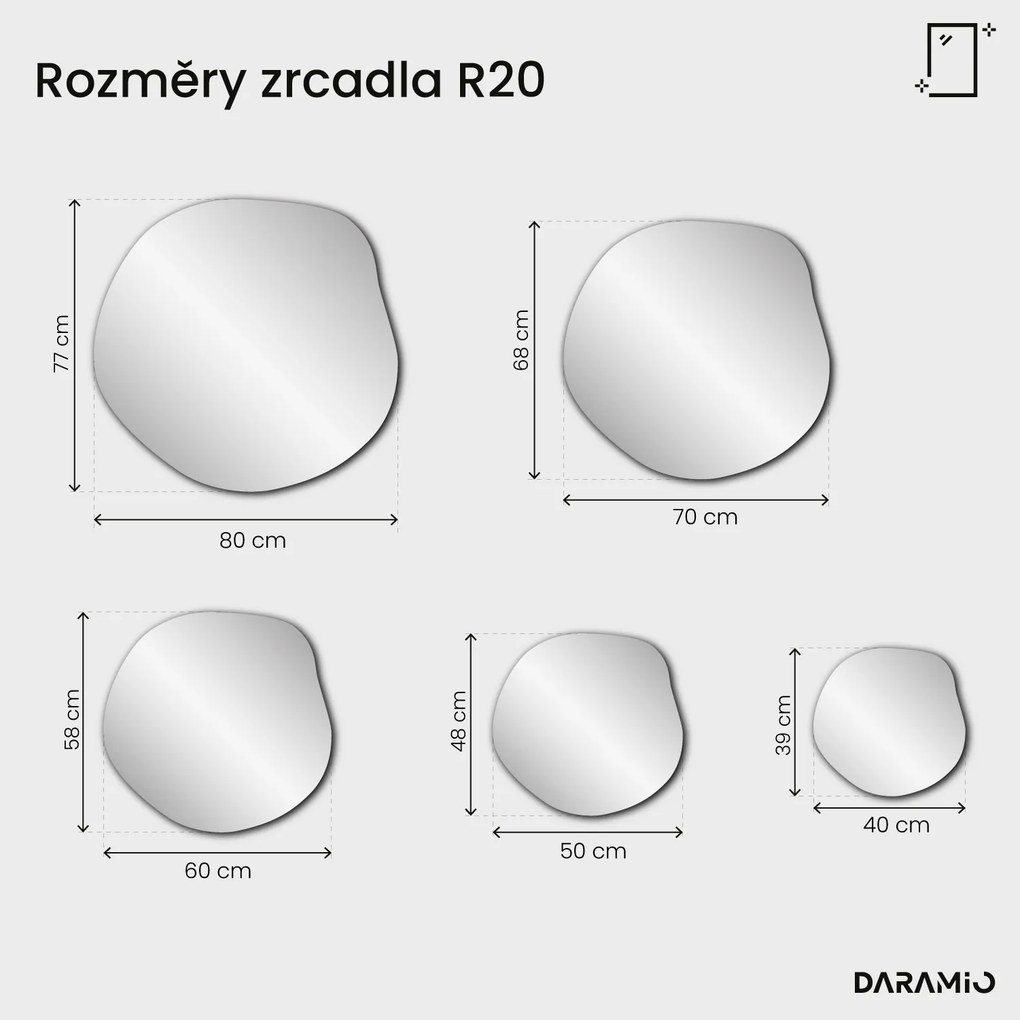 Zrcadlo Pure R20