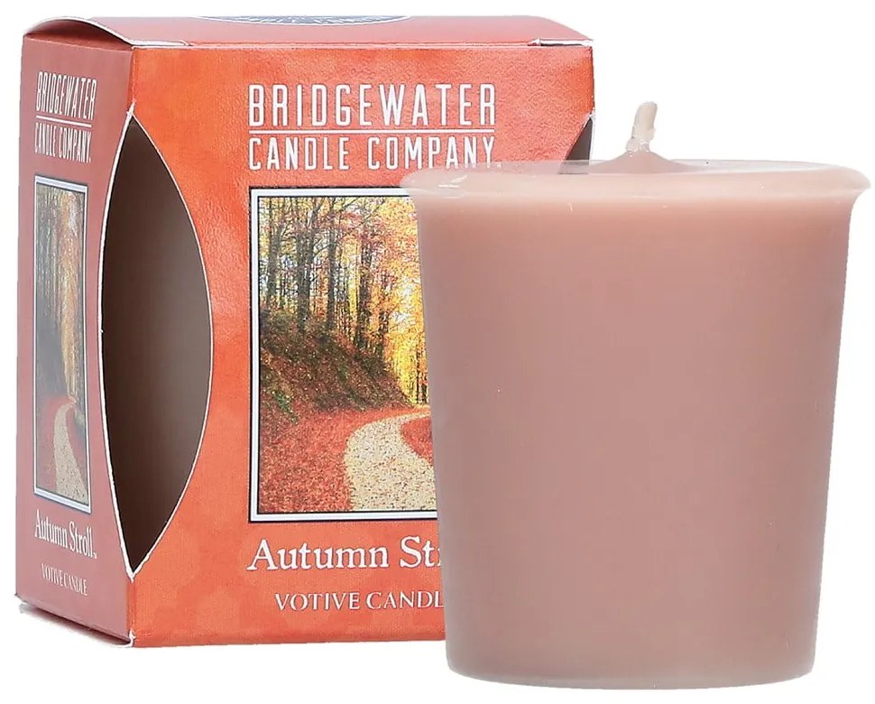 Votivní svíčka Bridgewater Candle Company Podzimní procházka, doba hoření 15 hodin