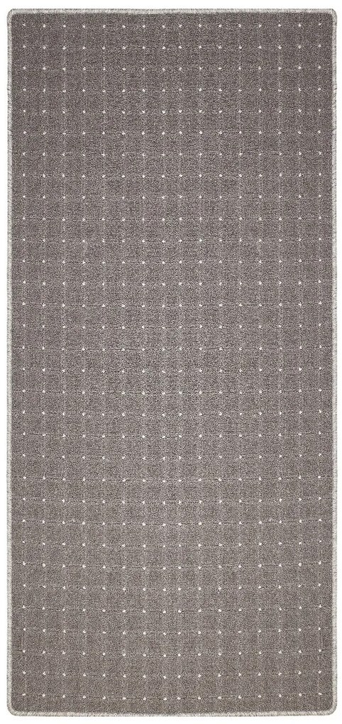 Condor Carpets Běhoun na míru Udinese hnědý s obšitím - šíře 40 cm s obšitím