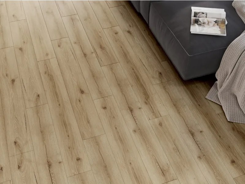 Mexen Sun Valley vzorek vinylových panelů SPC 6,5 mm, podložka IXPE 1,5 mm, 4 V-fuga, Dub - F1006-S