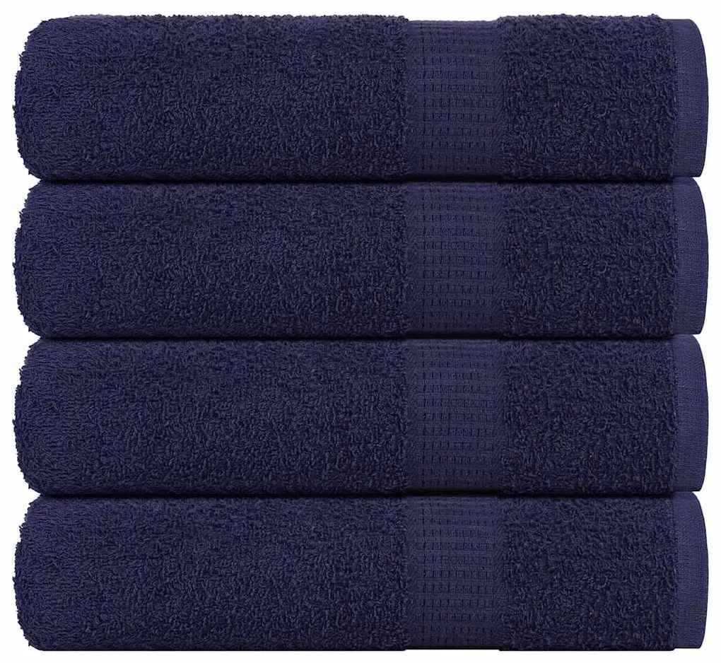 Ručníky do sprchy FROGN 4 ks tmavě modré 70 x 140 cm 360 g/m² 136786