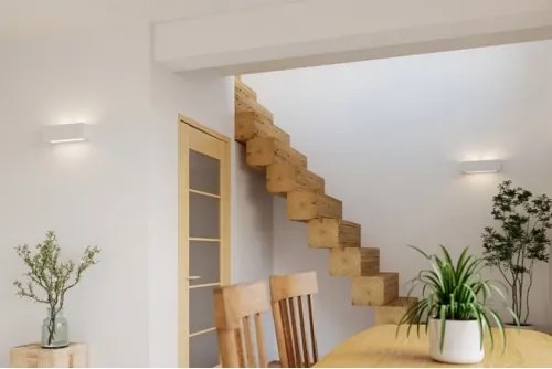 Nástěnné keramické svítidlo SOLLUX Vega E27 1x60W bez zdroje SL.0006 bílá