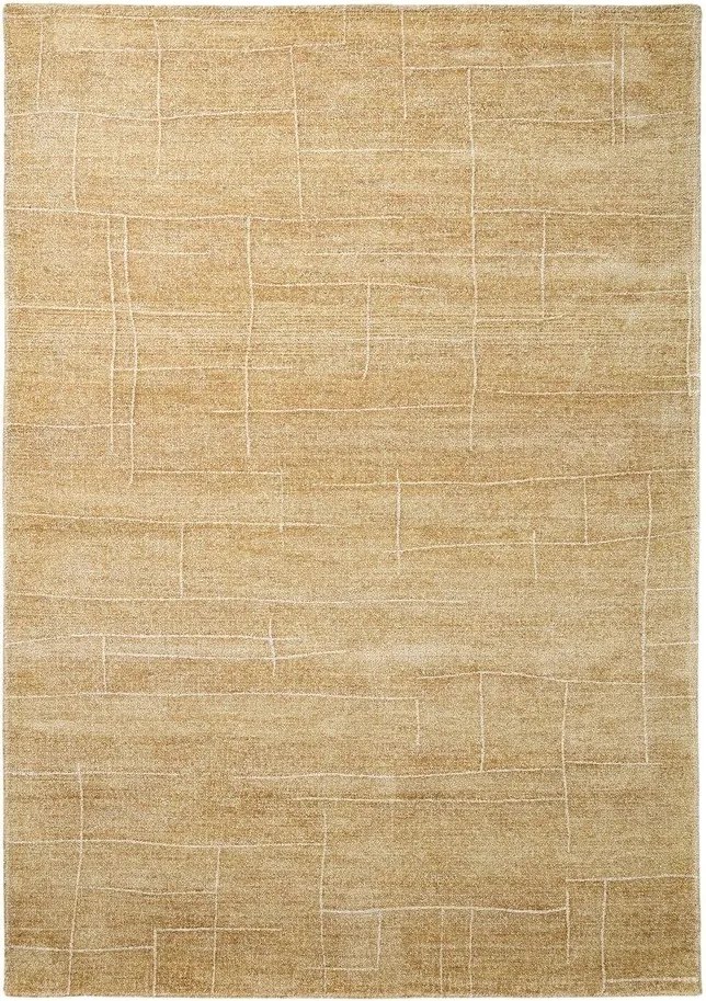 Ručně tkaný koberec v hořčicové barvě 160x230 cm Eloda – Kave Home