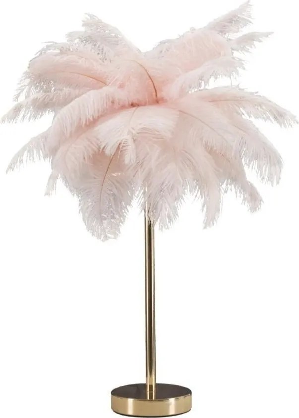 Růžová/ve zlaté barvě stolní lampa (výška 55 cm) Palm Pink – Mauro Ferretti