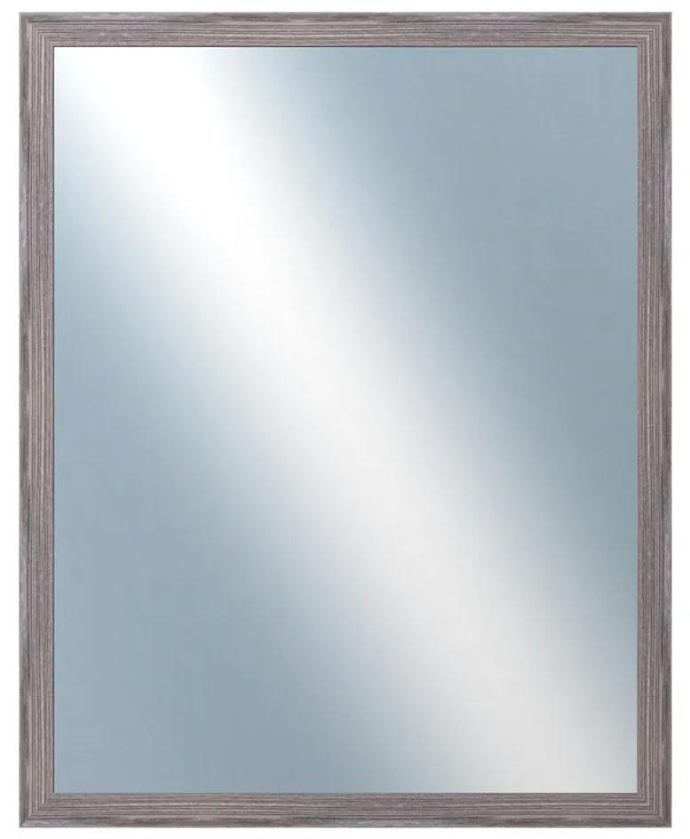 DANTIK - Zarámované zrcadlo - rozměr s rámem cca 40x50 cm z lišty KASSETTE tmavěšedá (3056)