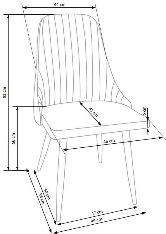 Jídelní židle K285 Halmar Béžová