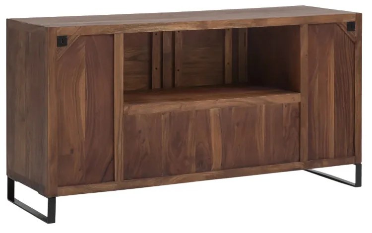 Massive home | Široká koupelnová komoda Wild 138cm - tmavý akát VÝPRODEJ