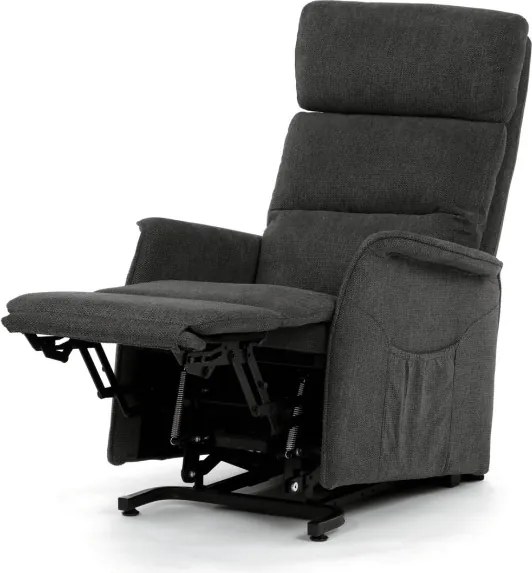 Polohovací křeslo šedé, elektrické TV-L8960 GREY2