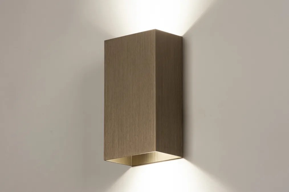 Nástěnné svítidlo Montego Coffe Brown Duo