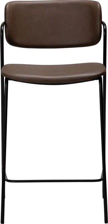 Hnědá barová židle (výška sedáku 67,5 cm) Zed – DAN-FORM Denmark