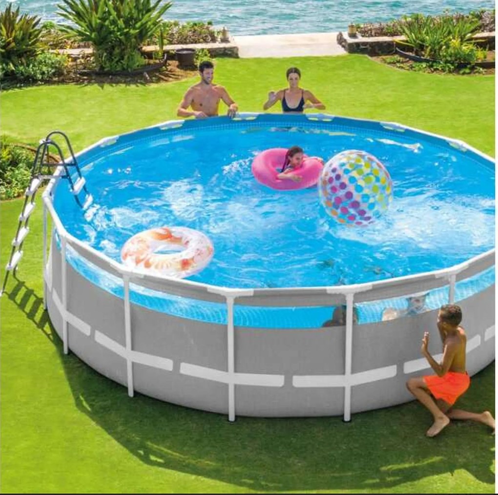 INTEX Prism Frame Premium Pools Bazén 427 x 107 cm s kartušovou filtrační pumpou 26722NP