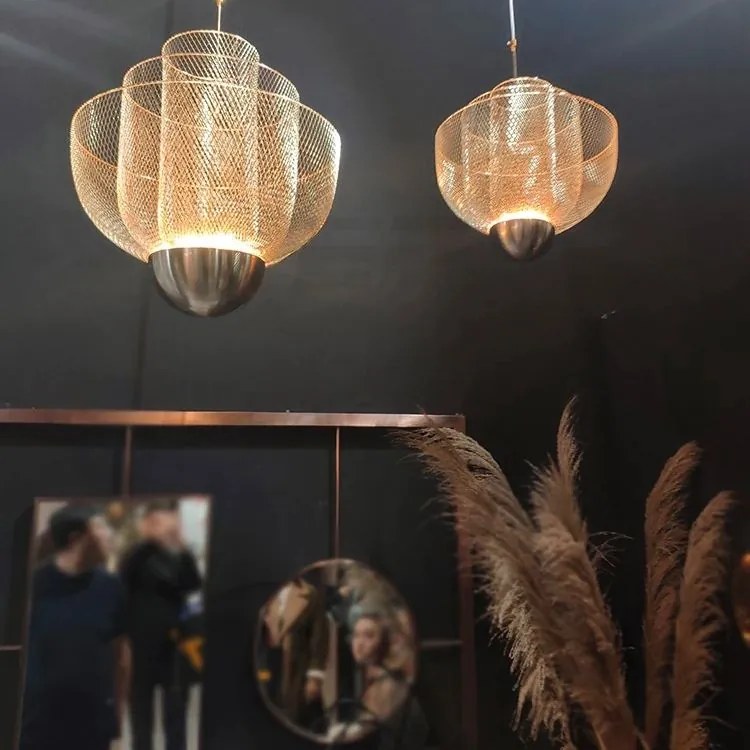 Toolight - LED závěsné svítidlo APP888-CP, růžové zlato, OSW-04033