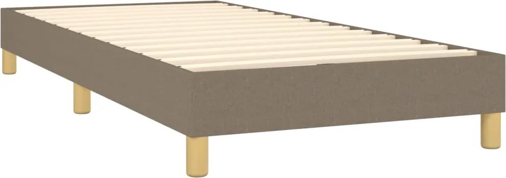 Box spring postel s matrací taupe 90x190 cm textil 3140741