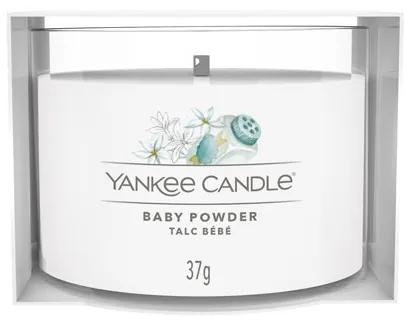 Yankee Candle Votivní svíčka ve skle Baby Powder, 37g