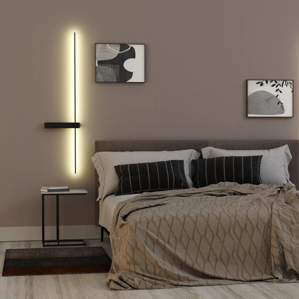 Redo Nástěnná LED lampa Tangent, pravá varianta Barva: Černá