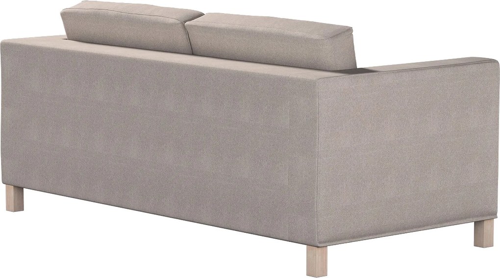 Potah na pohovku IKEA Karlanda rozkládací, krátký barva béžová látka pletený vzor