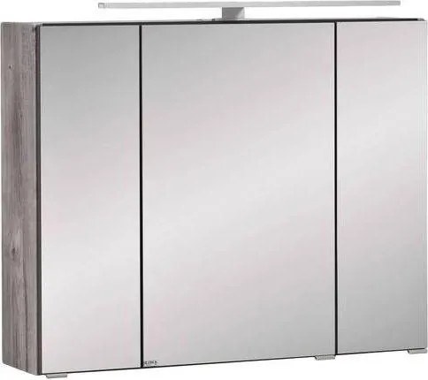 XXXLutz ZRCADLOVÁ SKŘÍŇKA, šedá, barvy dubu, 80/64/20 cm Held - Online Only koupelnové skříňky - 000307010506
