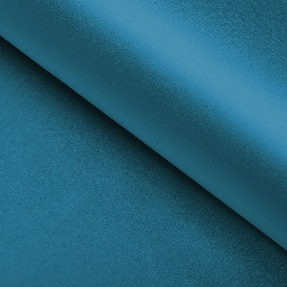 Biante Saténový oválný ubrus polyesterový Satén LUX-050 Petrolejově modrý 120x200 cm