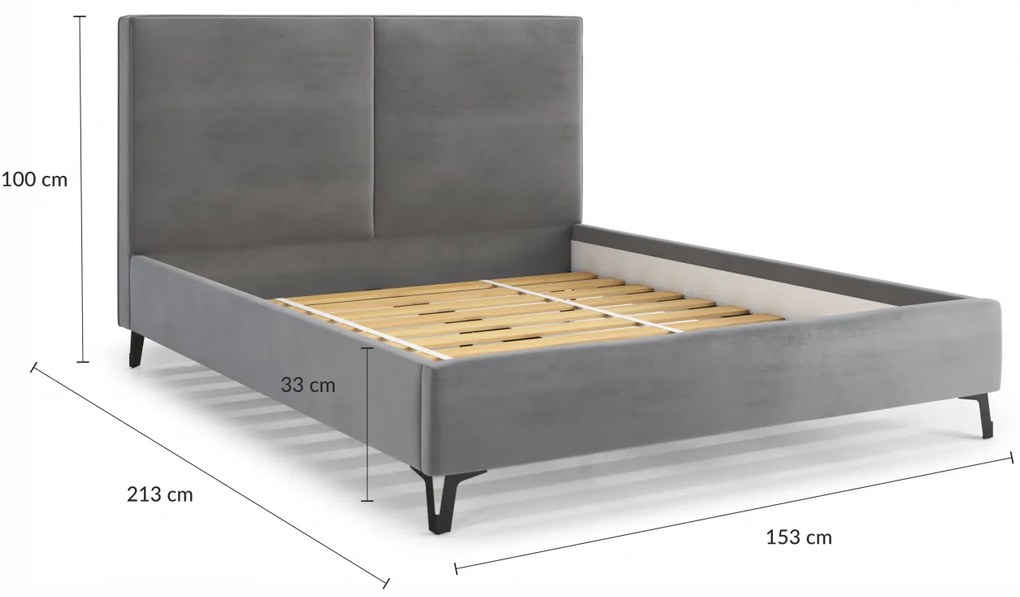Postel ZENTO 140x200 grafit