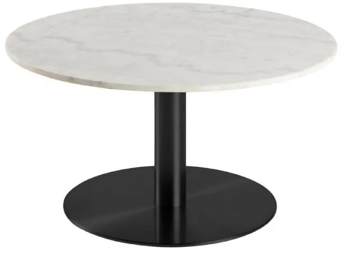 Corby konferenční stolek mramor / černá