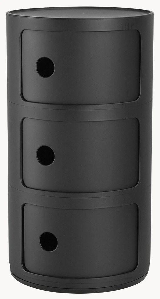 Designový odkládací stolek Componibili, 3 moduly
