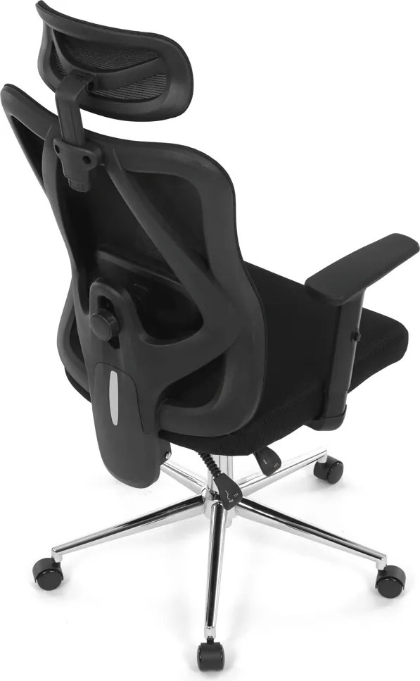 Ergonomická kancelářská židle FLEXIWORK - černá síťovina