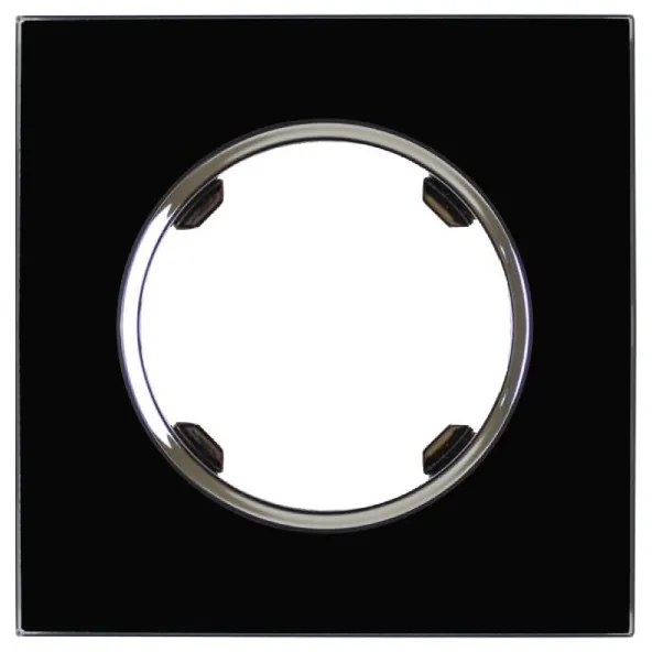 Elhard Skleněný jednoduchý rámeček Rondo Glass, černý RG3101B
