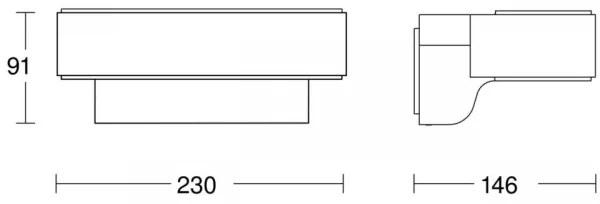 STEINEL 87562 -LED Venkovní nástěnné svítidlo se senzorem L 810 SC LED/9,8W/230V