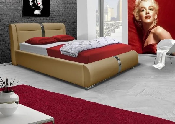 Čalouněná postel Santa Fe, 180x200, vč. roštu, bez matrace