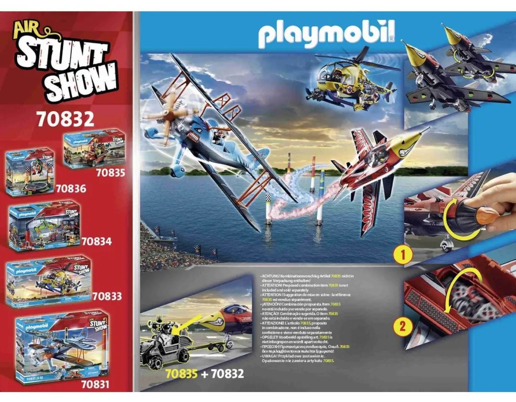 Playmobil Playmobil Stuntshow 70832 Tryskový letoun Orel