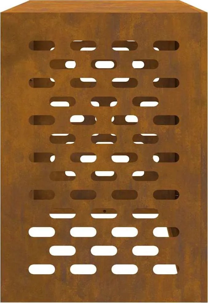 vidaXL Ochrana klimatizace Rezavá 100 x 50 x 70 cm [865903]