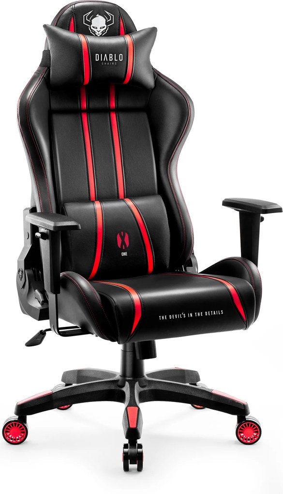 Herní židle Diablo X-One 2.0 Normal Size: černo-červená