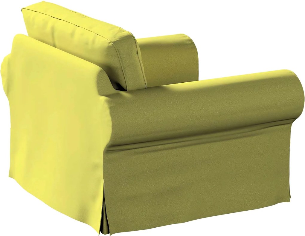 Potah na křeslo IKEA Ektorp barva zelená látka lesklé, sametová