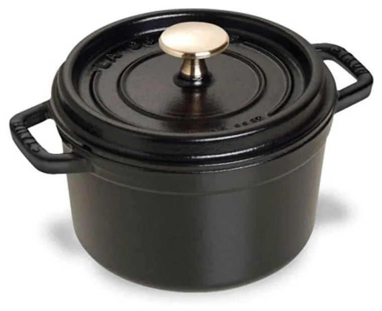 Hrnec STAUB  kulatý 16 cm černý 1,2l