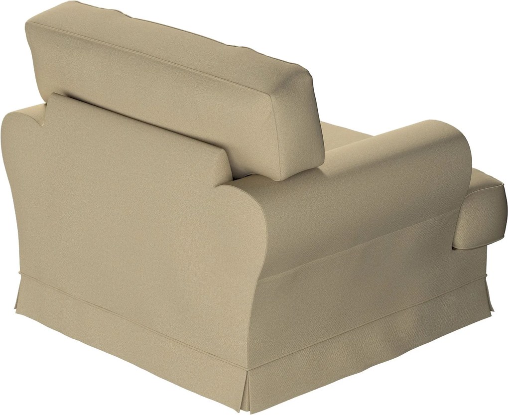 Potah na křeslo IKEA Ekeskog barva zelená látka pletený vzor